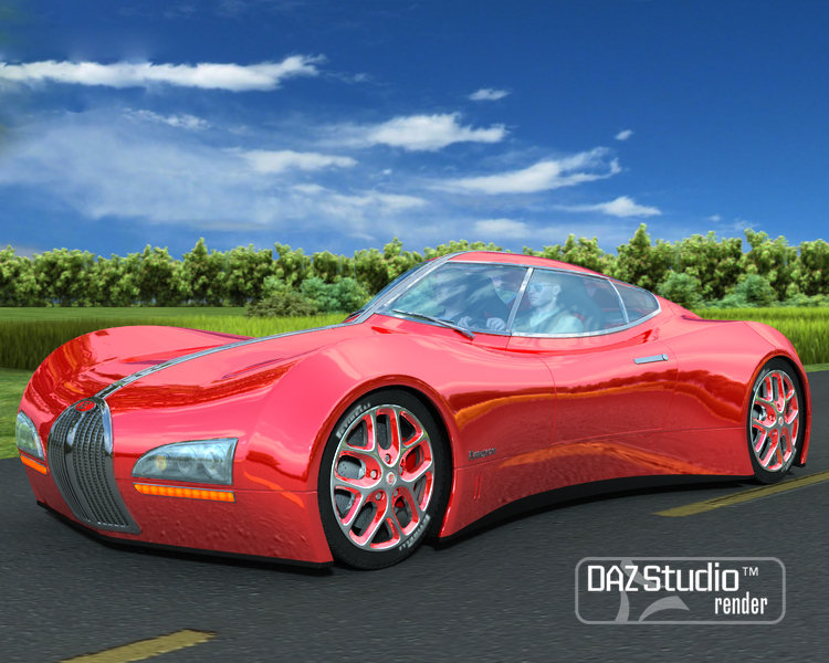 Sports Car Emexon | Daz 3D