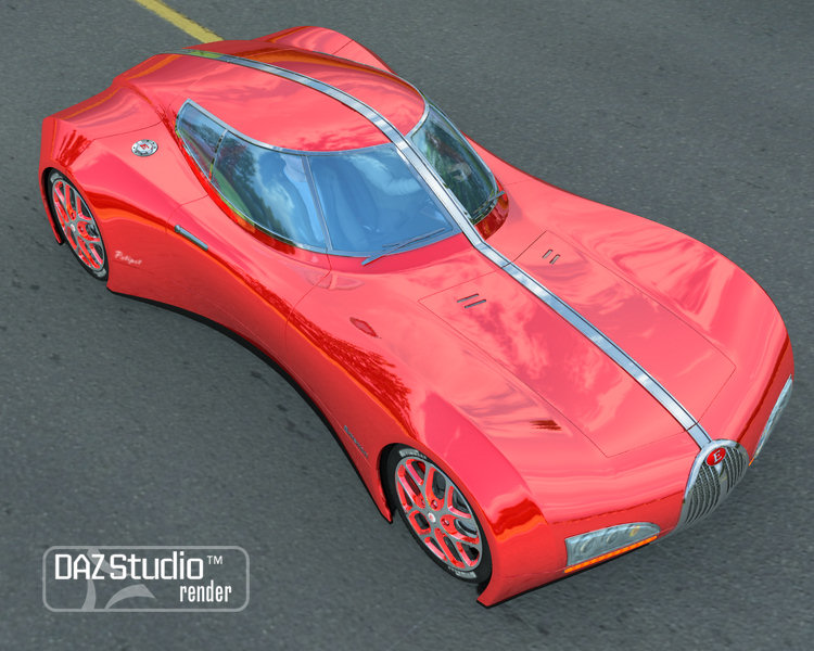 Sports Car Emexon | Daz 3D