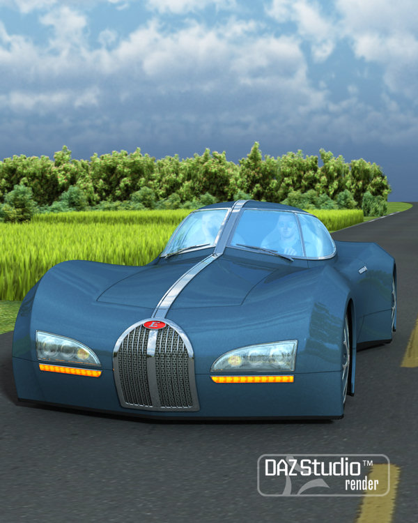 Sports Car Emexon | Daz 3D