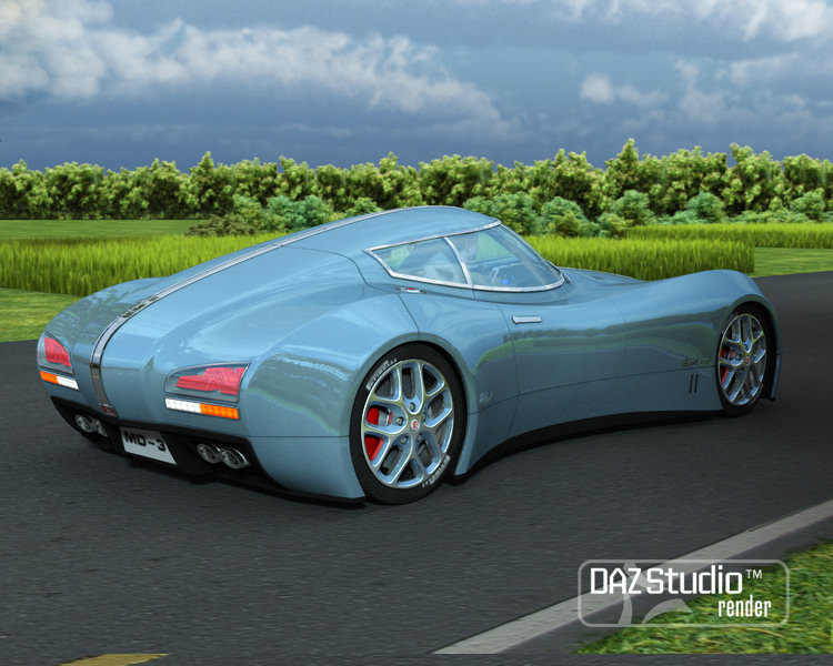 Sports Car Emexon | Daz 3D