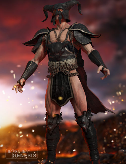 Horned Barbarian Textures | Daz 3D