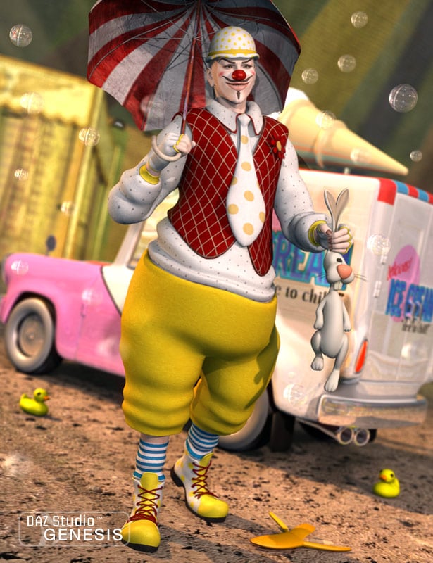 Clown Textures | Daz 3D