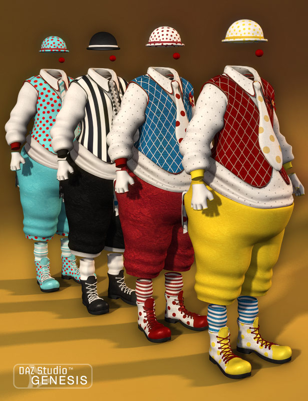 Clown Textures | Daz 3D