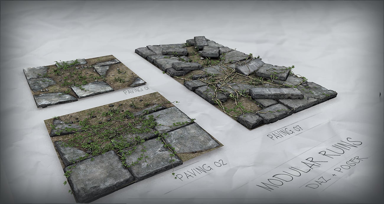 Modular Ruins | Daz 3D