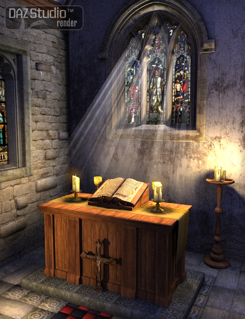 The Church Bundle | Daz 3D
