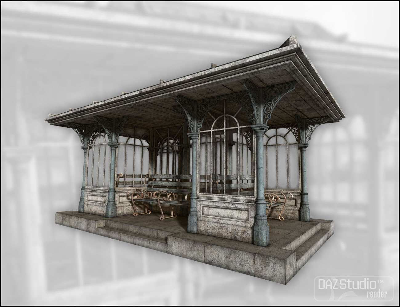 Neglected Shelter | Daz 3D