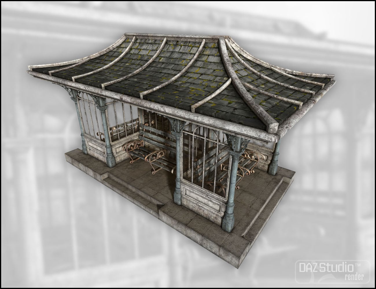 Neglected Shelter | Daz 3D