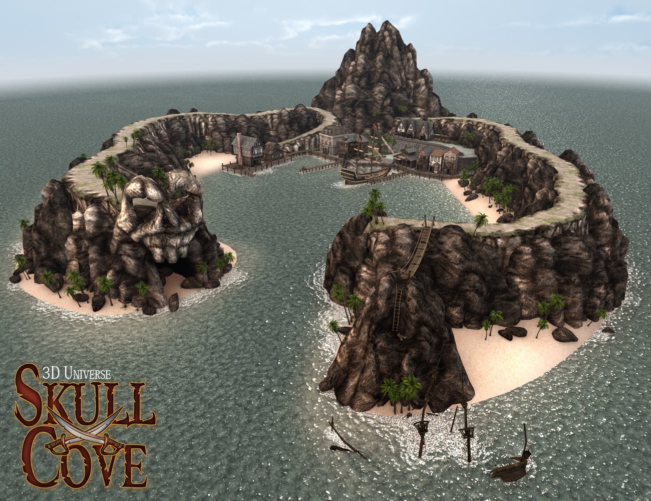 Skull Cove Complete | Daz 3D