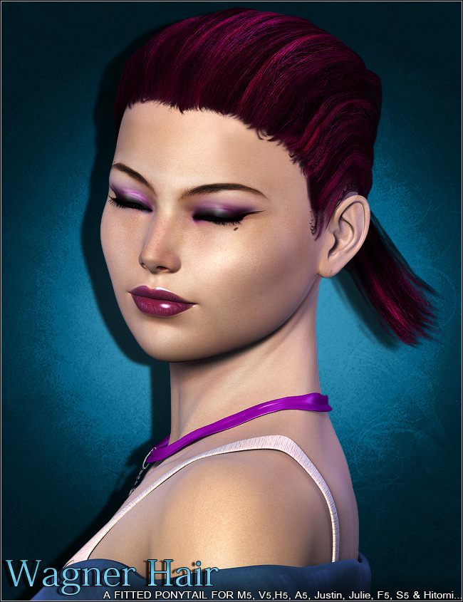 Wagner Hair for M5 | Daz 3D