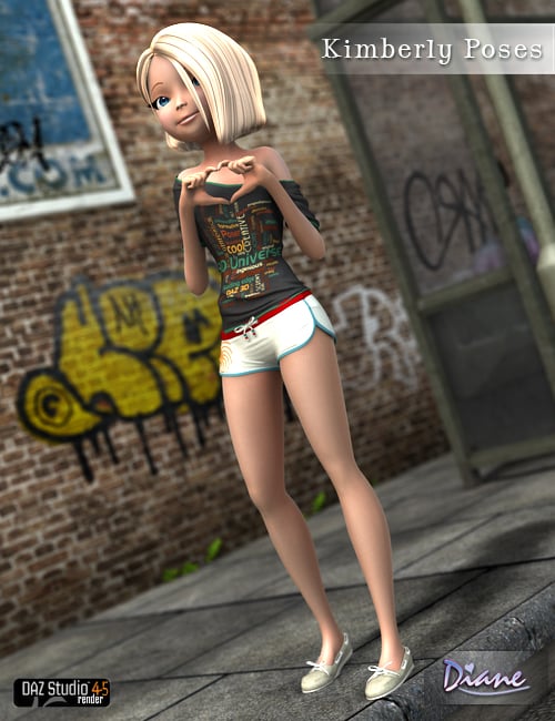 Kimberly Poses | Daz 3D
