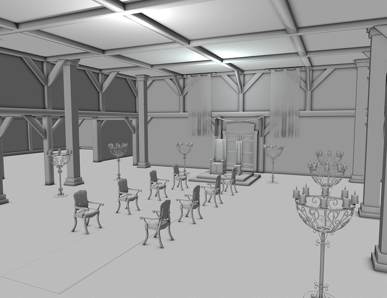 Royal Court Props | Daz 3D