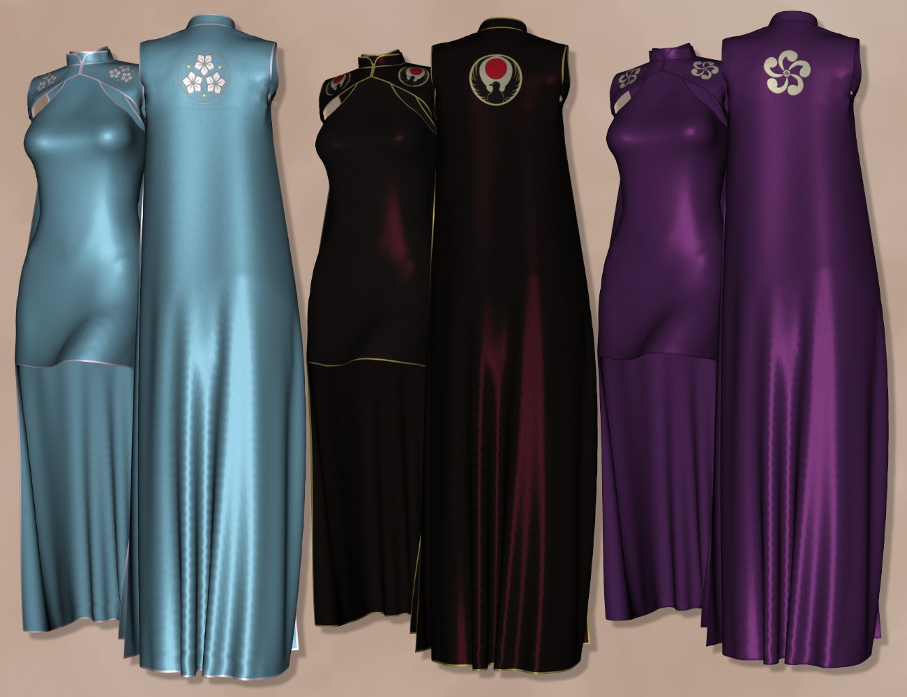 Mara Dynamic Cape and Dress | Daz 3D