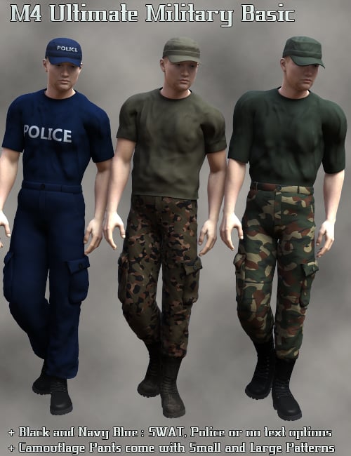 M4 Ultimate Military Basic | Daz 3D