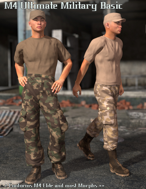 M4 Ultimate Military Basic | Daz 3D