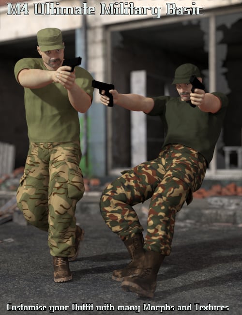 M4 Ultimate Military Basic | Daz 3D