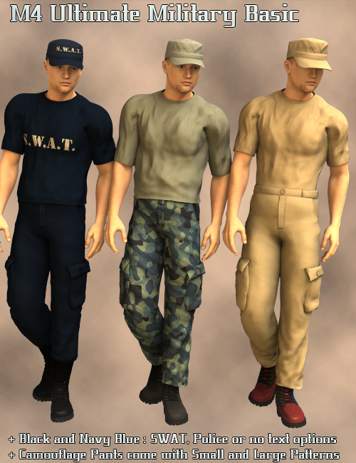 M4 Ultimate Military Basic | Daz 3D