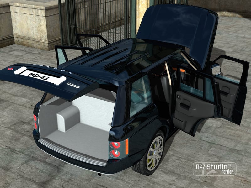 Car Ranger | Daz 3D