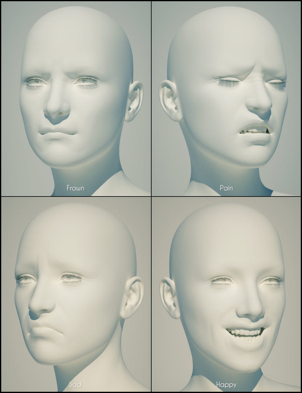 Genesis 2 Female Head Morphs | Daz 3D