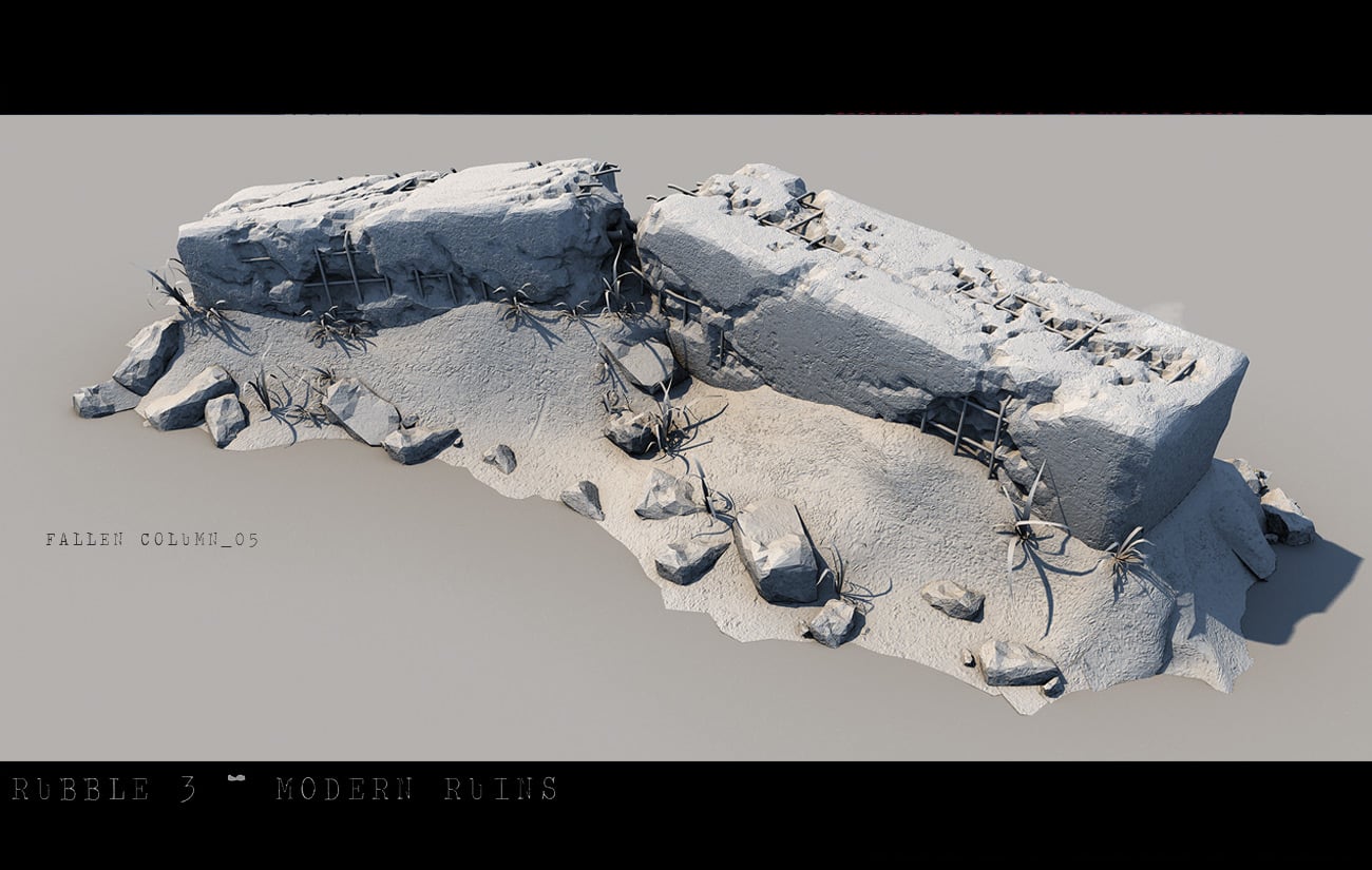 Rubble 3: Modern Ruins | Daz 3D