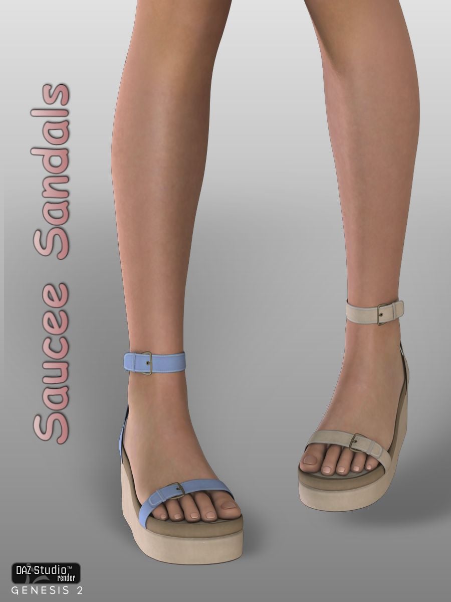 Saucee Sandals | Daz 3D