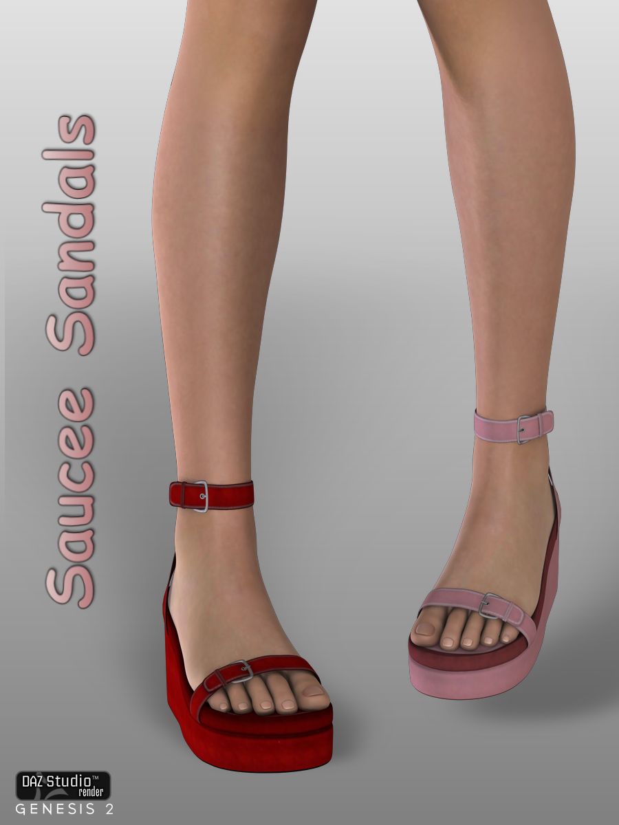 Saucee Sandals | Daz 3D