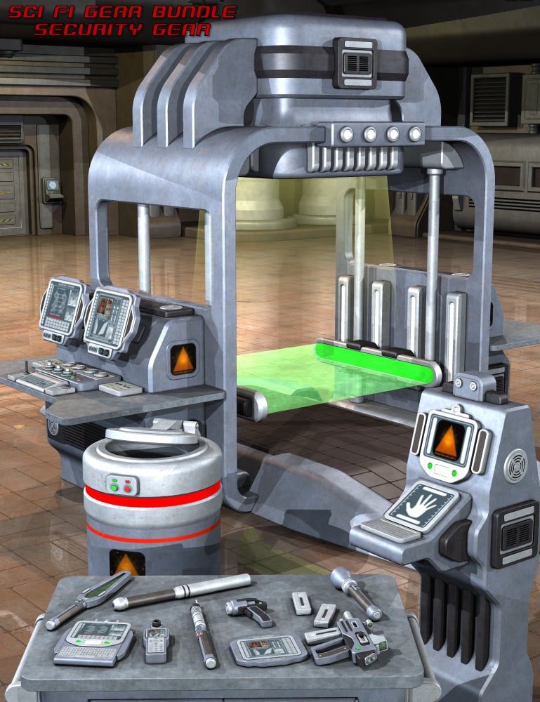 Sci Fi Gear Bundle | Daz 3D