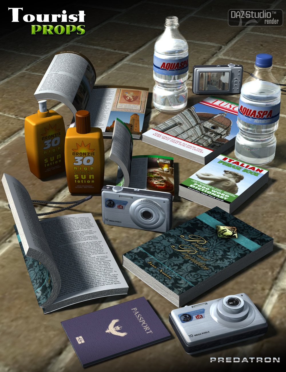 The Tourist Bundle | Daz 3D