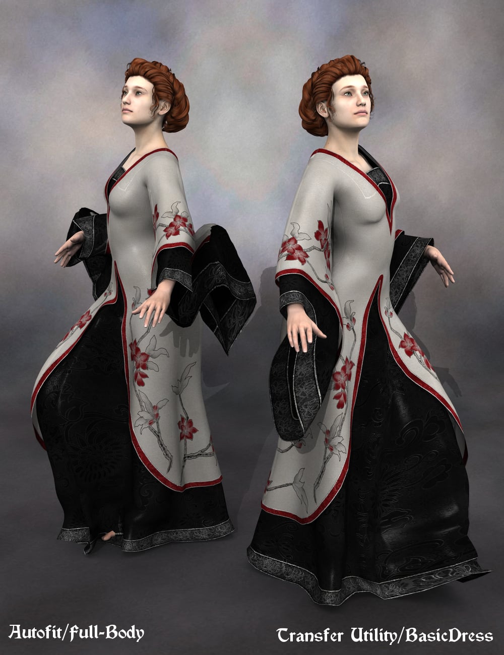Sickle Dress Rig Genesis 2 Female | Daz 3D