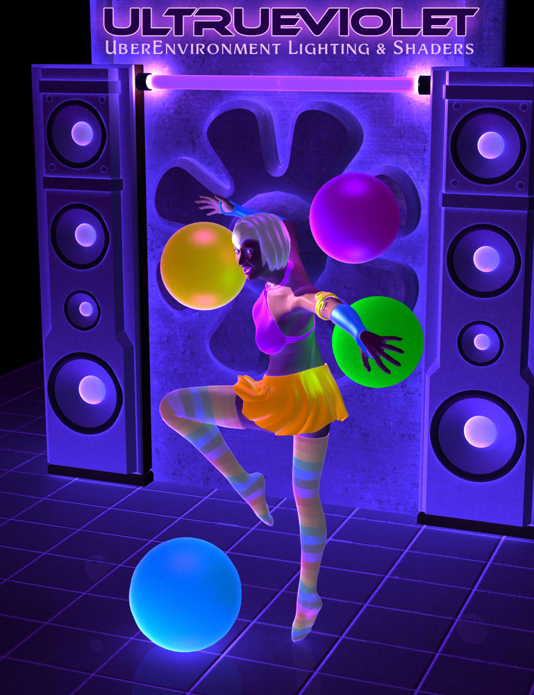 UltrueViolet Light and Glowing Shaders for DAZ Studio | Daz 3D