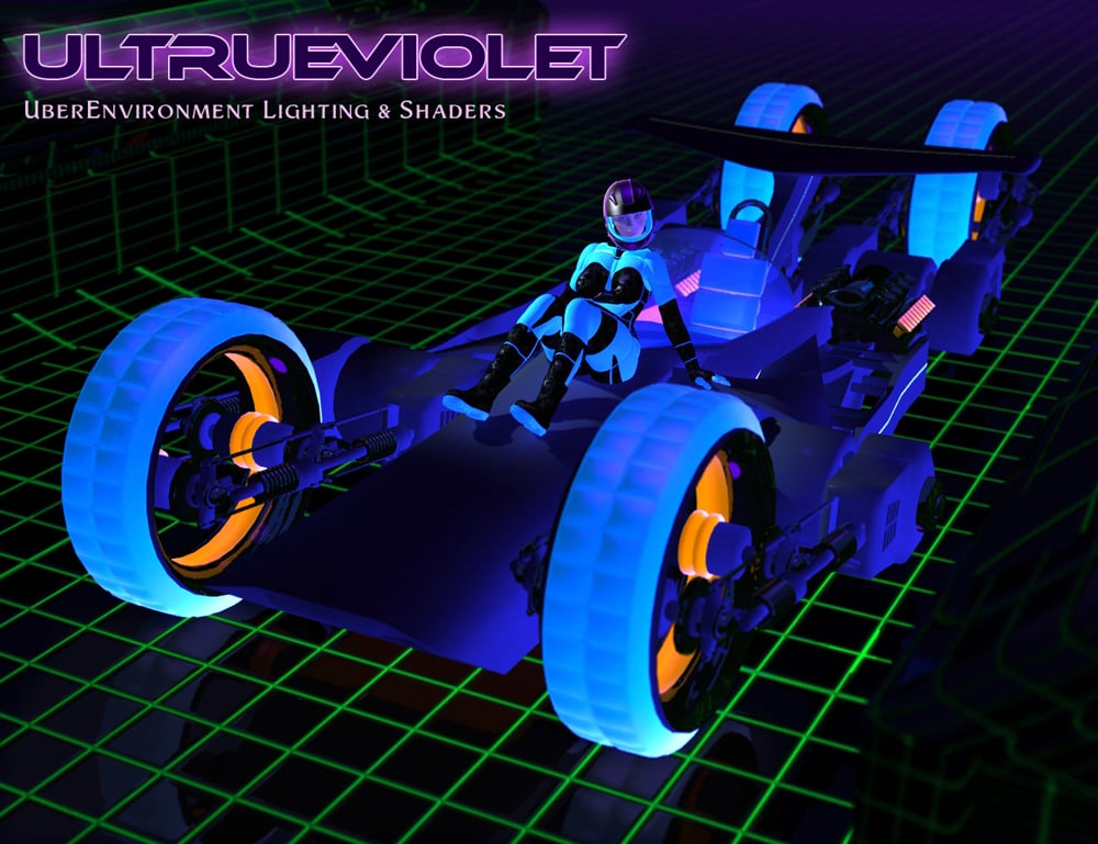 UltrueViolet Light and Glowing Shaders for DAZ Studio | Daz 3D