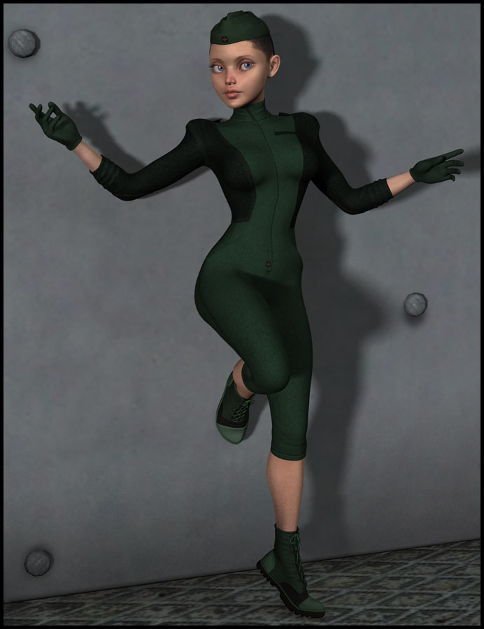 Girl Sergeant for Genesis 2 Female(s) | Daz 3D