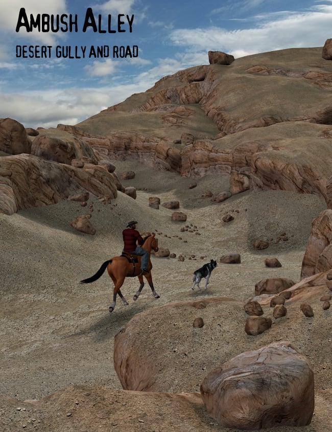 Ambush Alley Desert Road and Gully [Documentation Center]