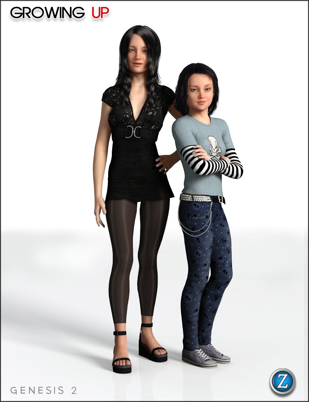 Growing Up For Genesis2 Female S And V6 Daz 3d