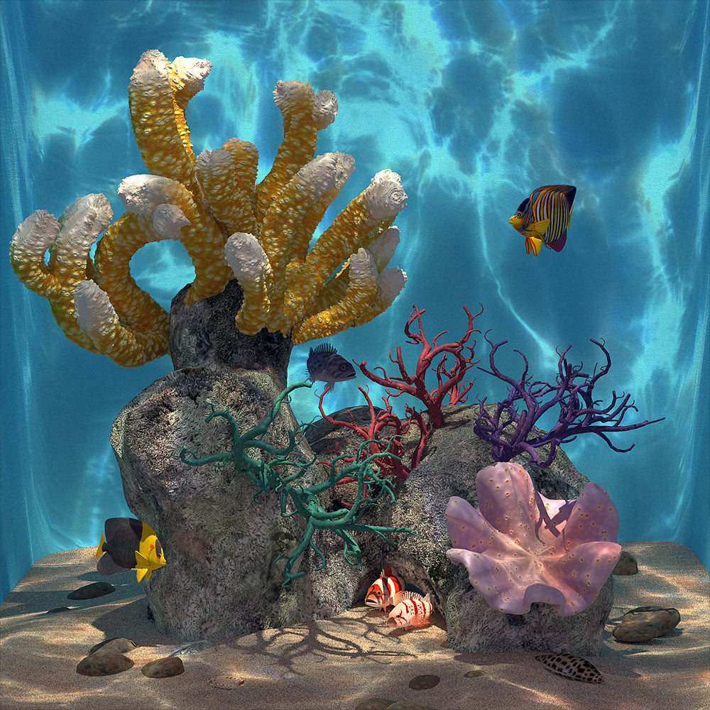 Gardens of Poseidon - Corals | Daz 3D