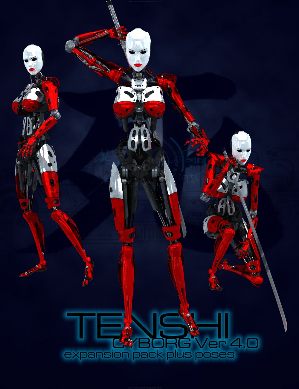 Tenshi for Cyborg Version 4 | Daz 3D