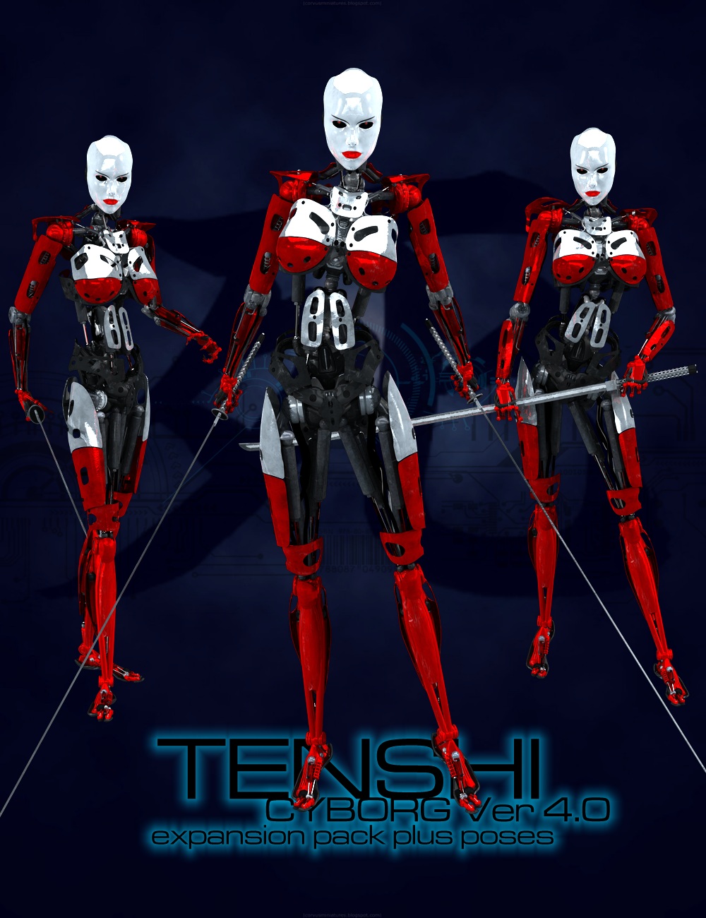 Tenshi for Cyborg Version 4 | Daz 3D
