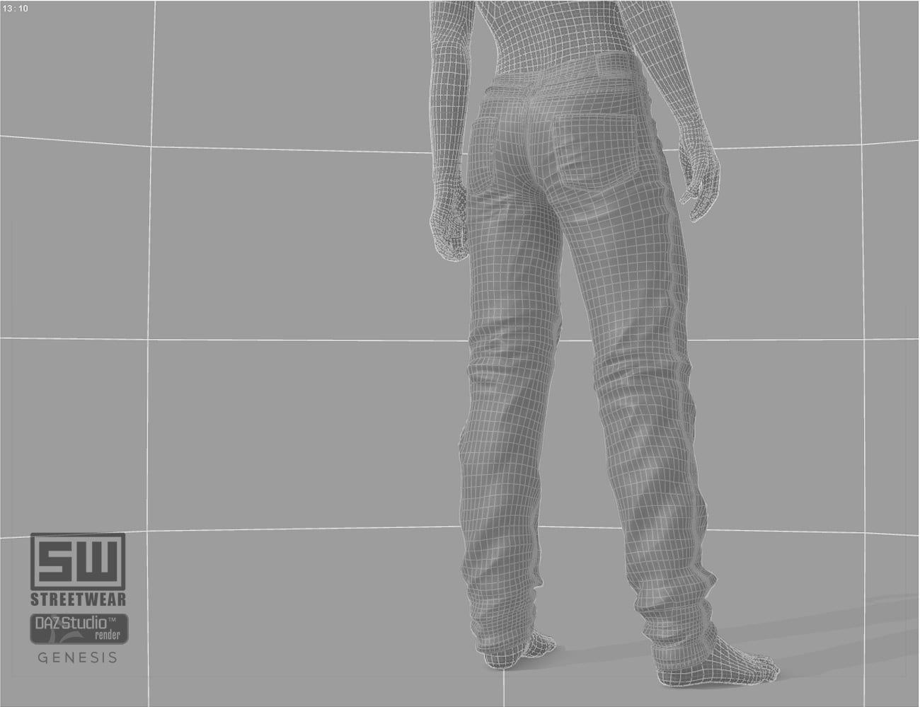 StreetWear : Jeans For Genesis | Daz 3D
