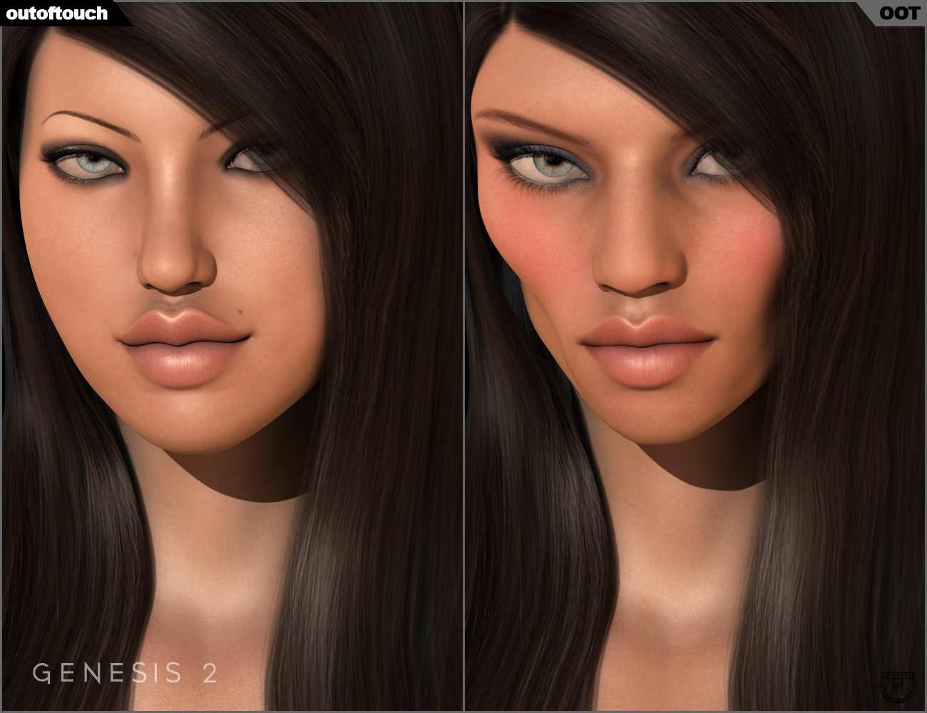 12 Faces of Genesis 2 Female(s) | Daz 3D