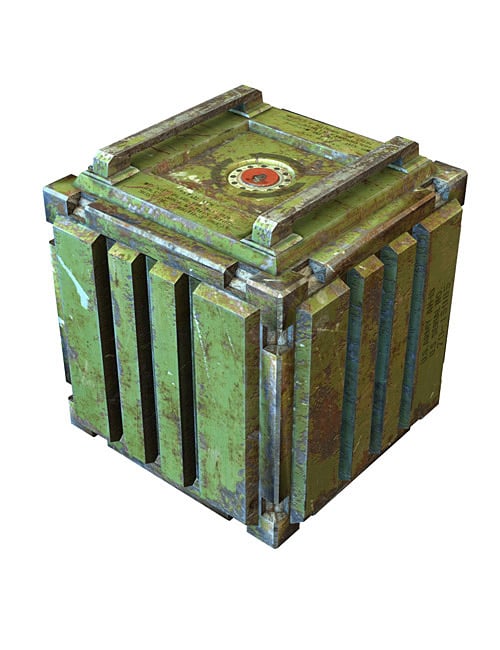 Lazarus Containment Cell Crates | Daz 3D