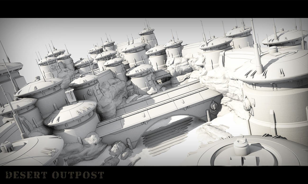 Desert Outpost | Daz 3D