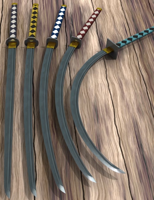 Build Your Own Katana Kit | Daz 3D