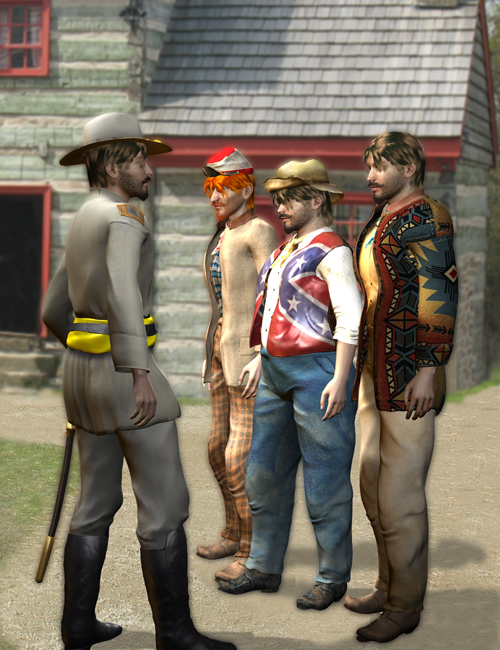 Shenandoah: Confederate Conscripts Textures | Daz 3D