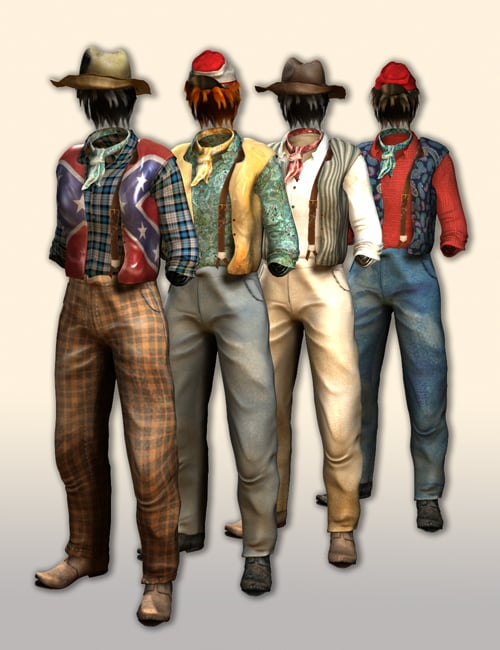 Shenandoah: Confederate Conscripts Textures | Daz 3D