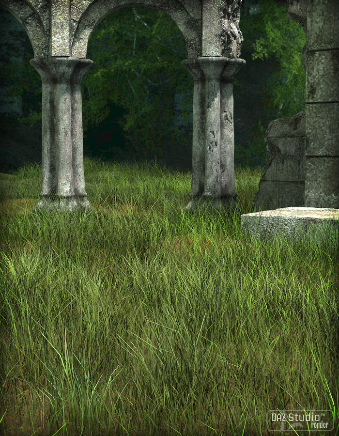 Grassy Grounds Megapack | Daz 3D