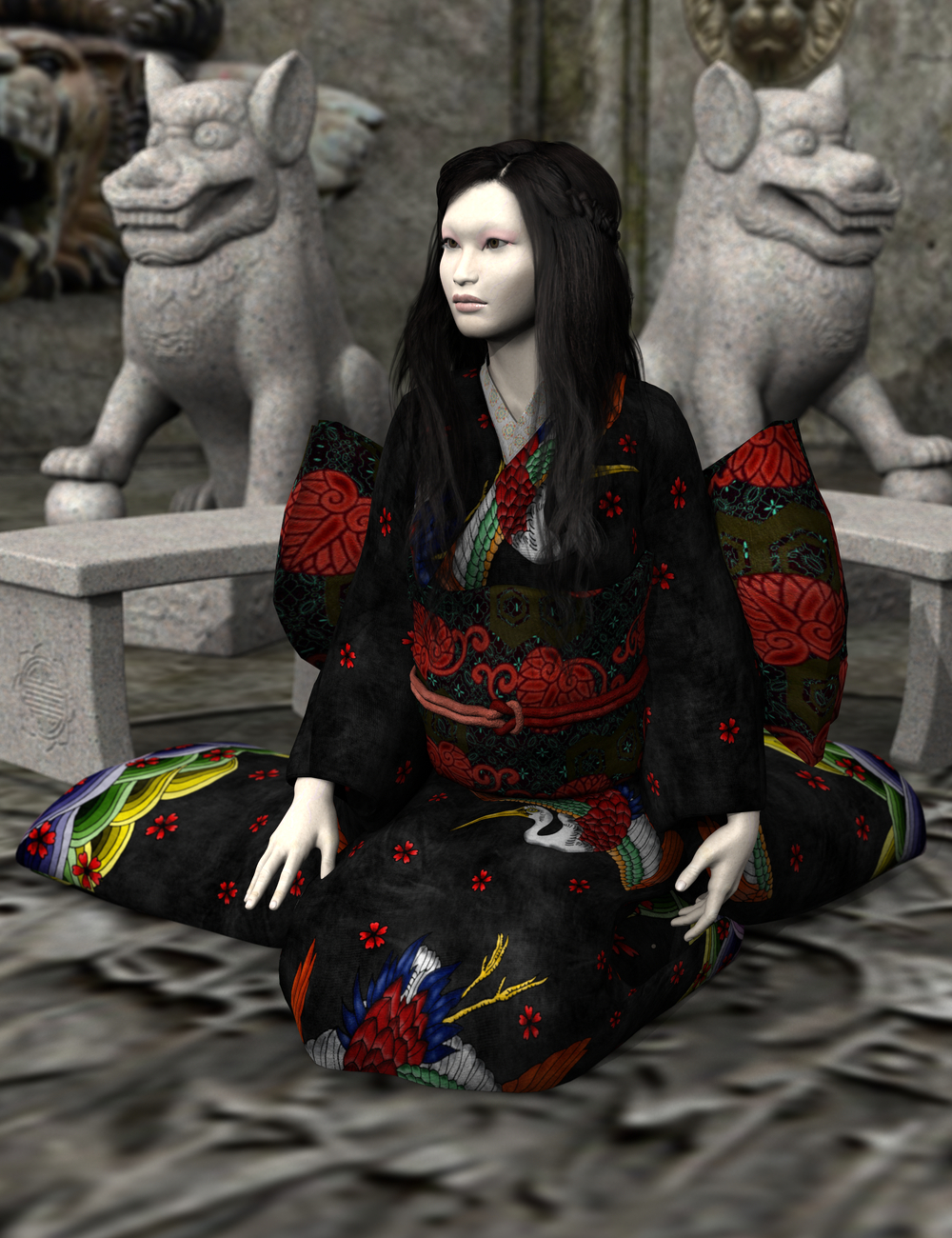 Furisode Genesis | Daz 3D