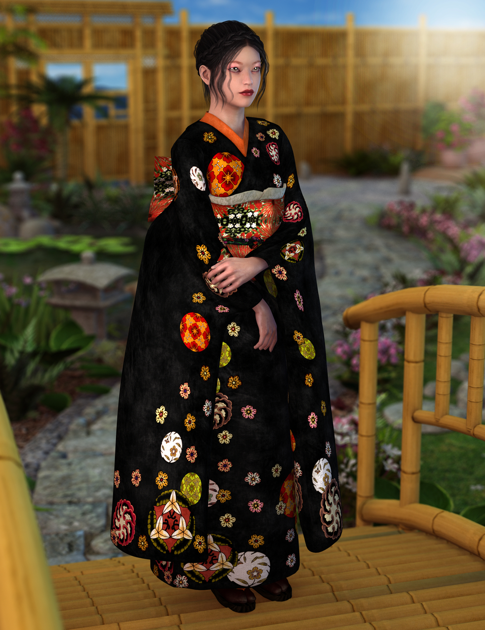 Furisode Genesis | Daz 3D