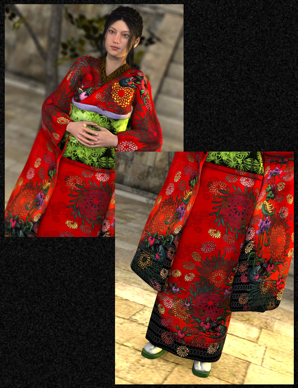 Furisode Genesis 2 Female(s) | Daz 3D
