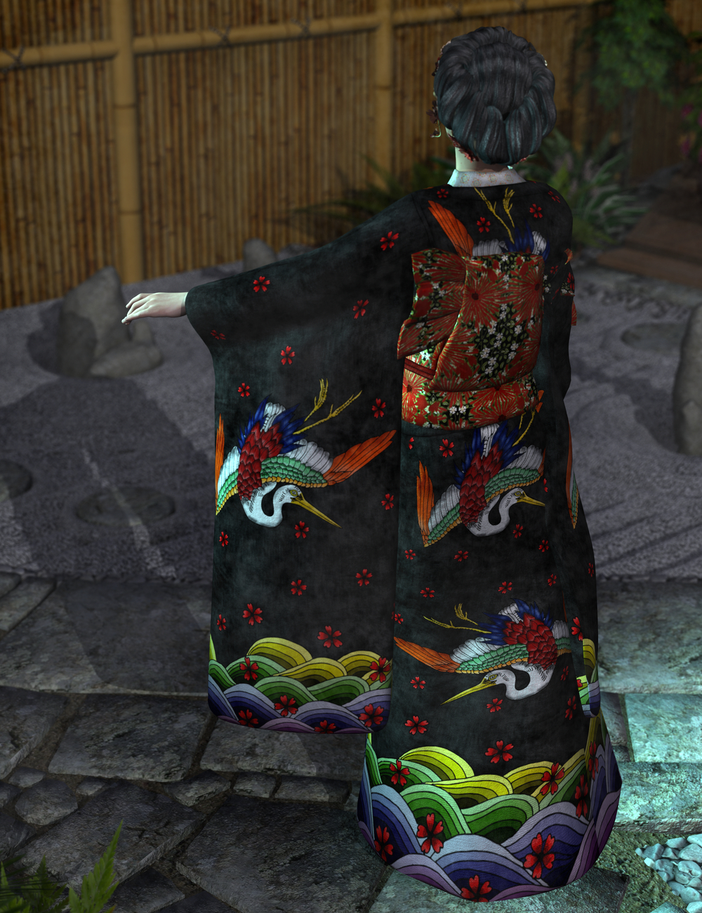 Furisode Genesis 2 Female(s) | Daz 3D