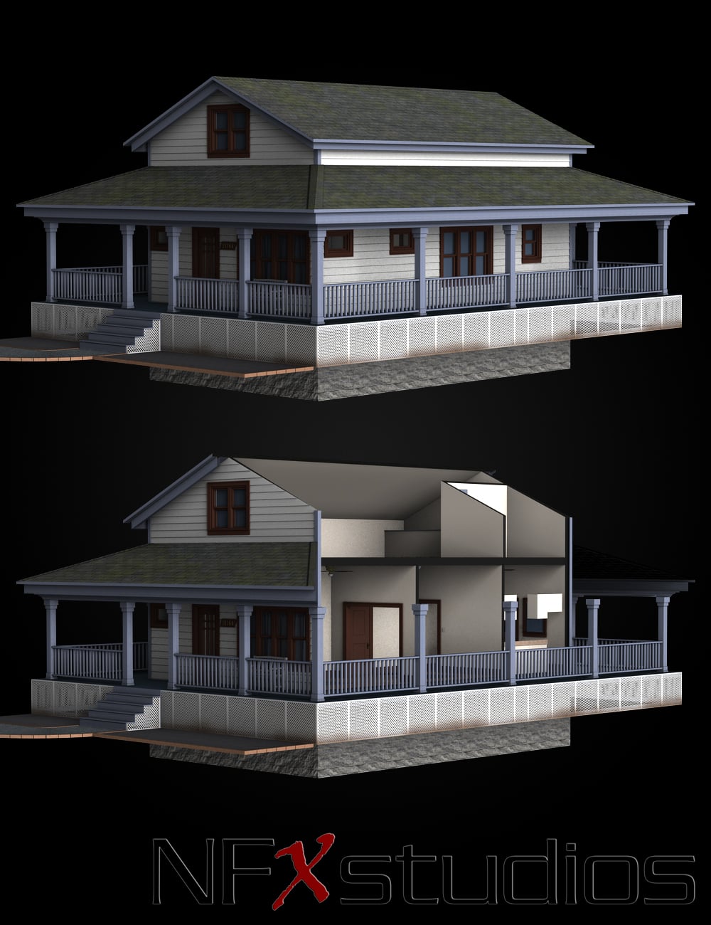 NFXstudios Farmhouse | Daz 3D