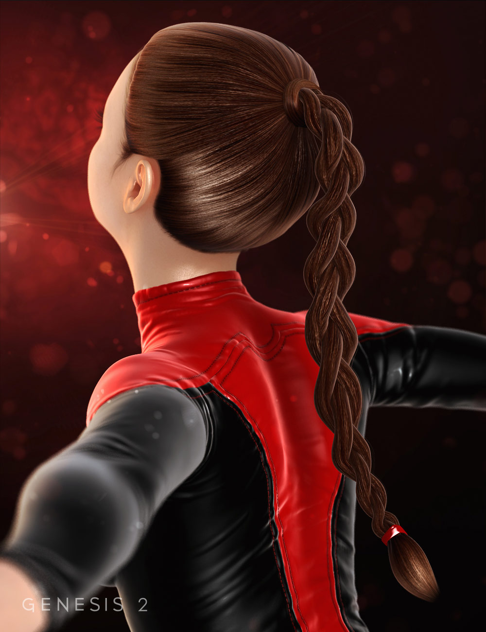 Sporty Braid | Daz 3D